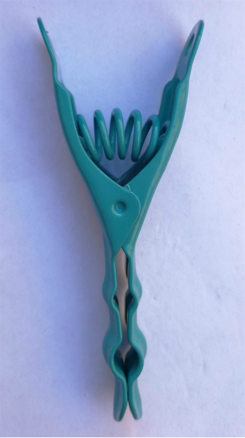 Omega clothes pegs, 20 years warranty, stainless, Turquoise Blue